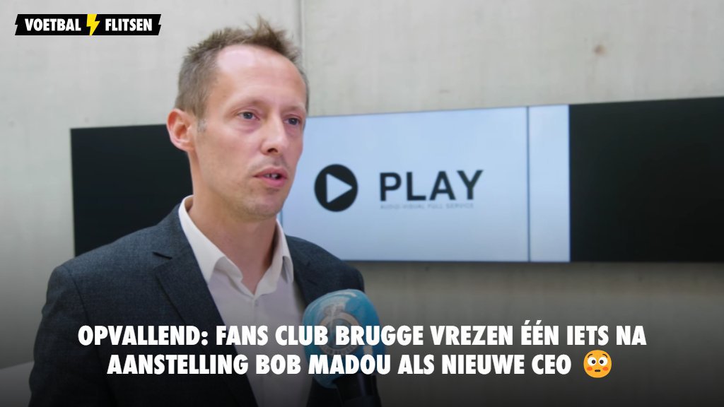 Opvallend: fans Club Brugge vrezen één iets na aanstelling Bob Madou ...