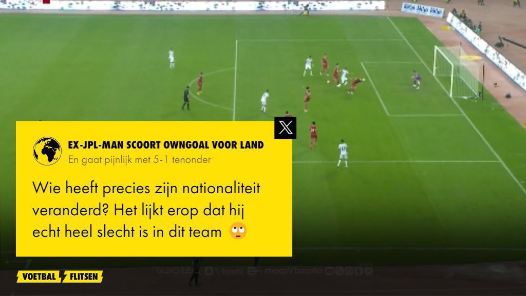 Bekende ex-JPL-man is de pineut bij land na owngoal in 5-1 nederlaag ...