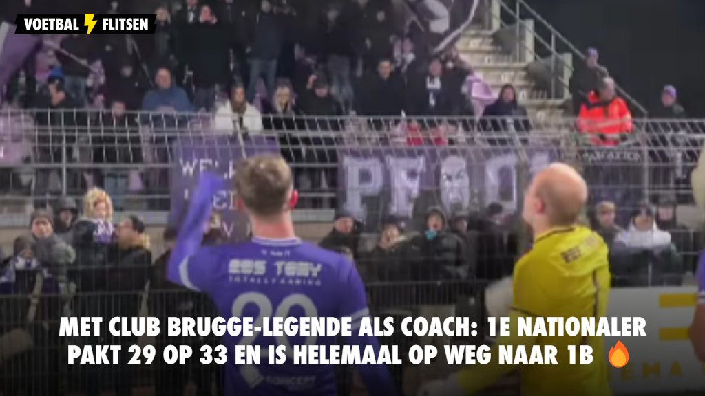 Met Club Brugge-legende als coach: 1e Nationaler pakt 29 op 33 en is ...