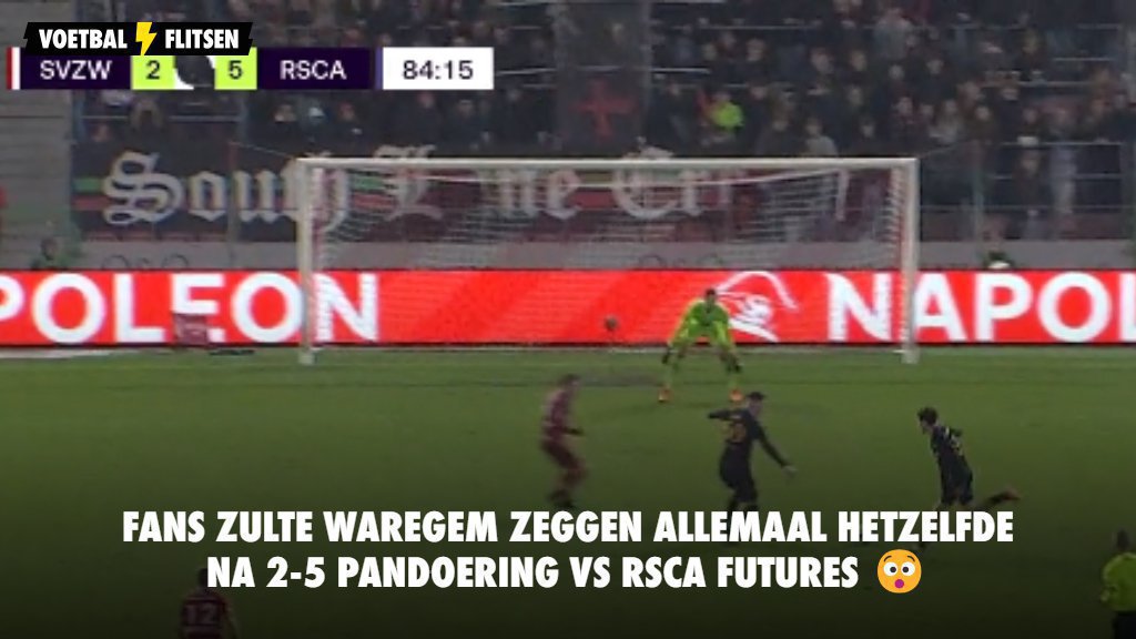 Fans Zulte Waregem zeggen allemaal hetzelfde na 2-5 pandoering vs RSCA ...