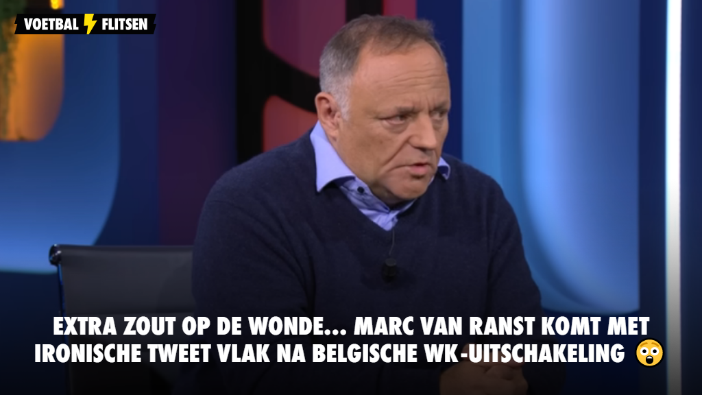 Extra zout op de wonde... Marc Van Ranst komt met ironische tweet vlak ...