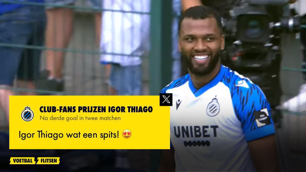 Club-fans prijzen Igor Thiago de hemel in na derde goal in twee matchen ...