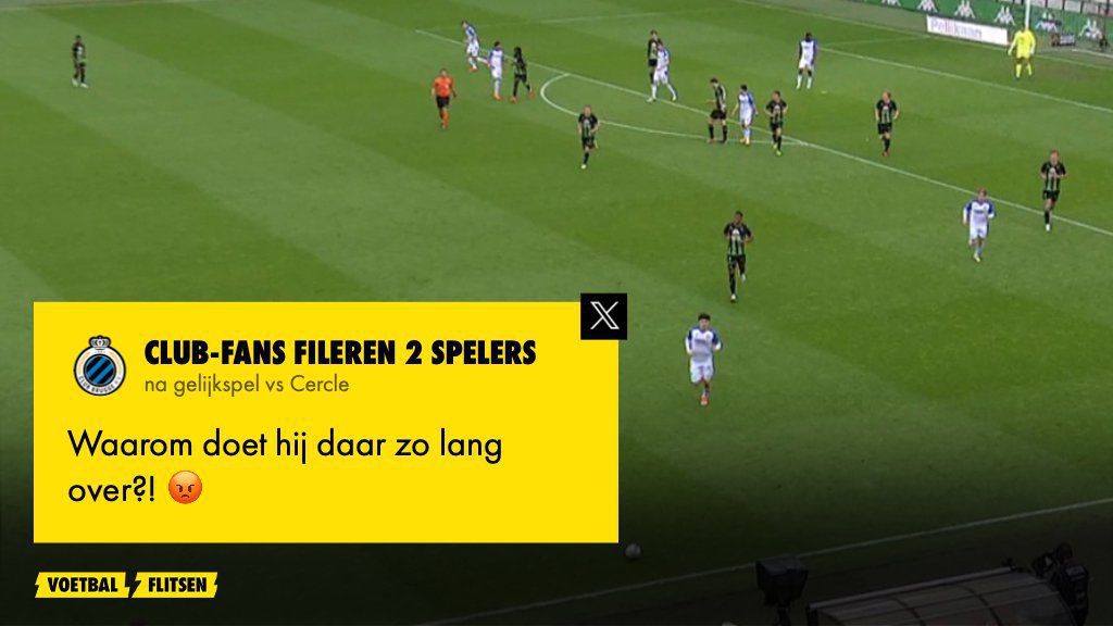Club-fans fileren 2 spelers na gelijkspel vs Cercle: "Hoe vaak nog?"