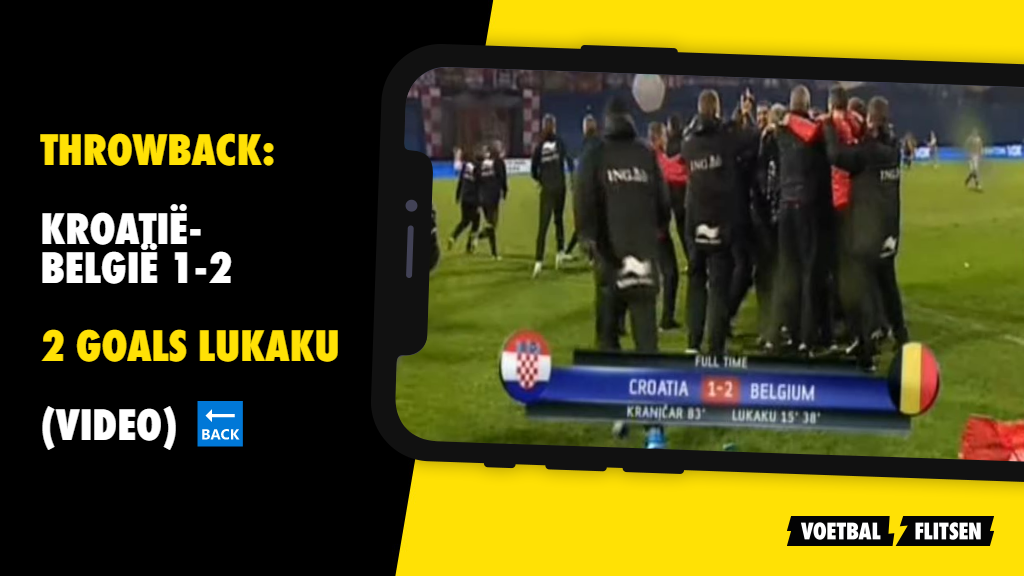 THROWBACK: Lukaku knalt België voorbij Kroatië, Rode Duivels naar het WK in Brazilië! (VIDEO)